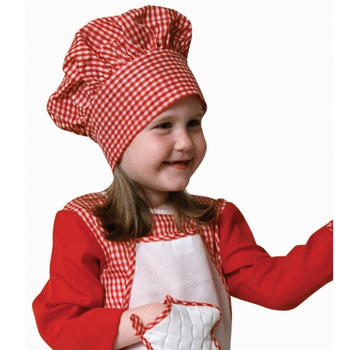 Dress Up America Gingham Chef Hat For Kids - One Size Fits - Beautiful ...