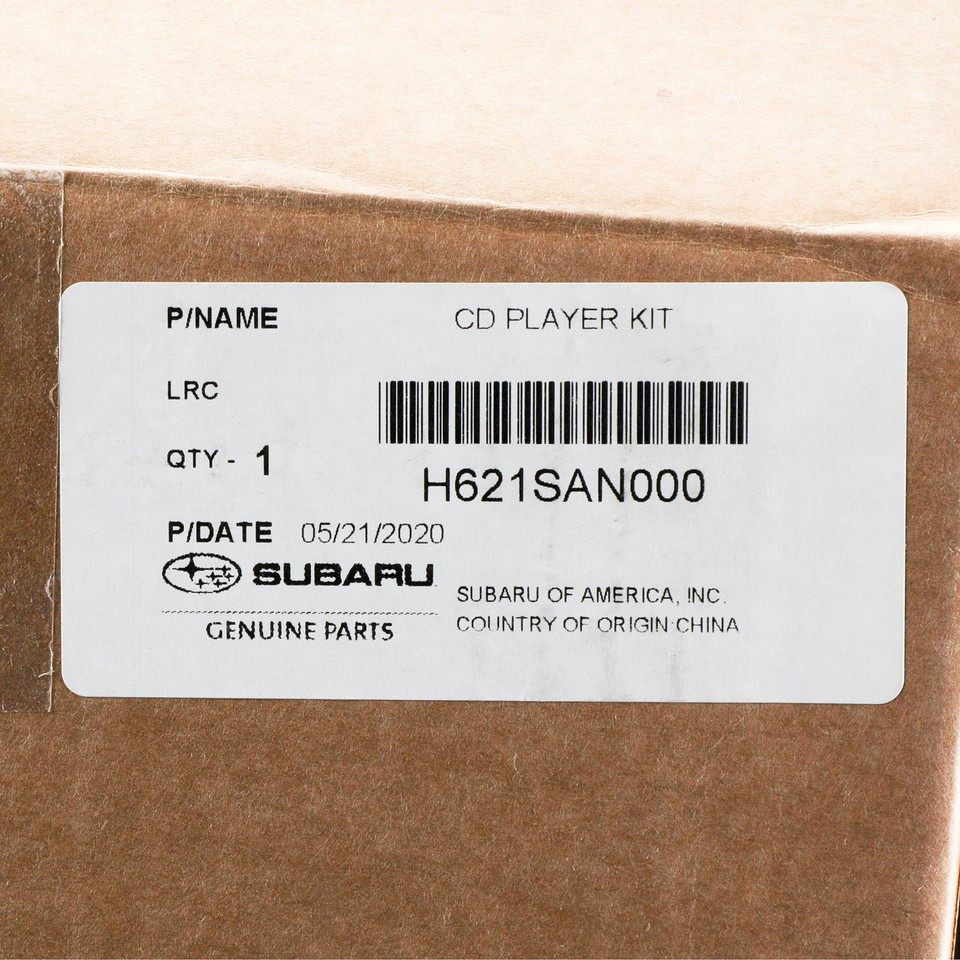 OEM 2020-2024 Subaru Center Console Single CD Player Legacy & Outback ...