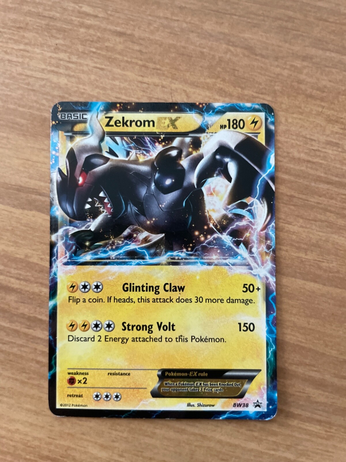 Pokemon Card - Zekrom EX Rare | eBay