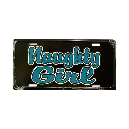 USA Novelty Number Plate - Naughty Girl - Licence Plate Sign | eBay ...