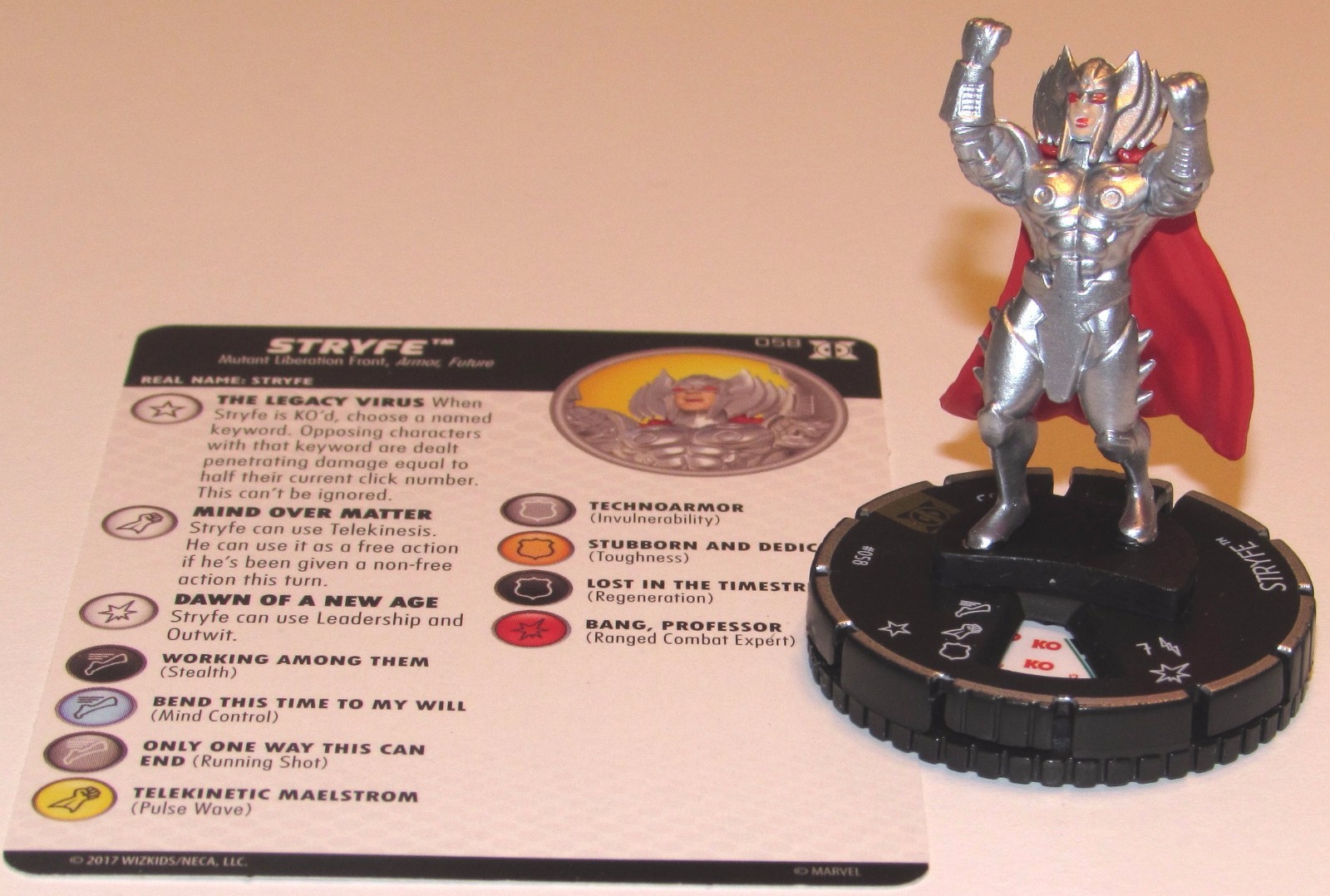 STRYFE 058 Deadpool and X-Force Marvel HeroClix Super Rare | eBay