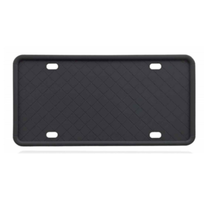 Car USA License Number Plate Holder Frame Black Silicone Rubber Front ...