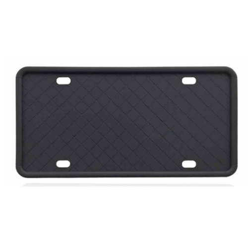 Car USA License Number Plate Holder Frame Black Silicone Rubber Front ...