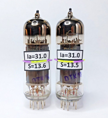 6P15P-ER / EL83 / 6П15П-ЕР MATCHED PAIR (2pcs) TUBES / VALVES New NOS ...