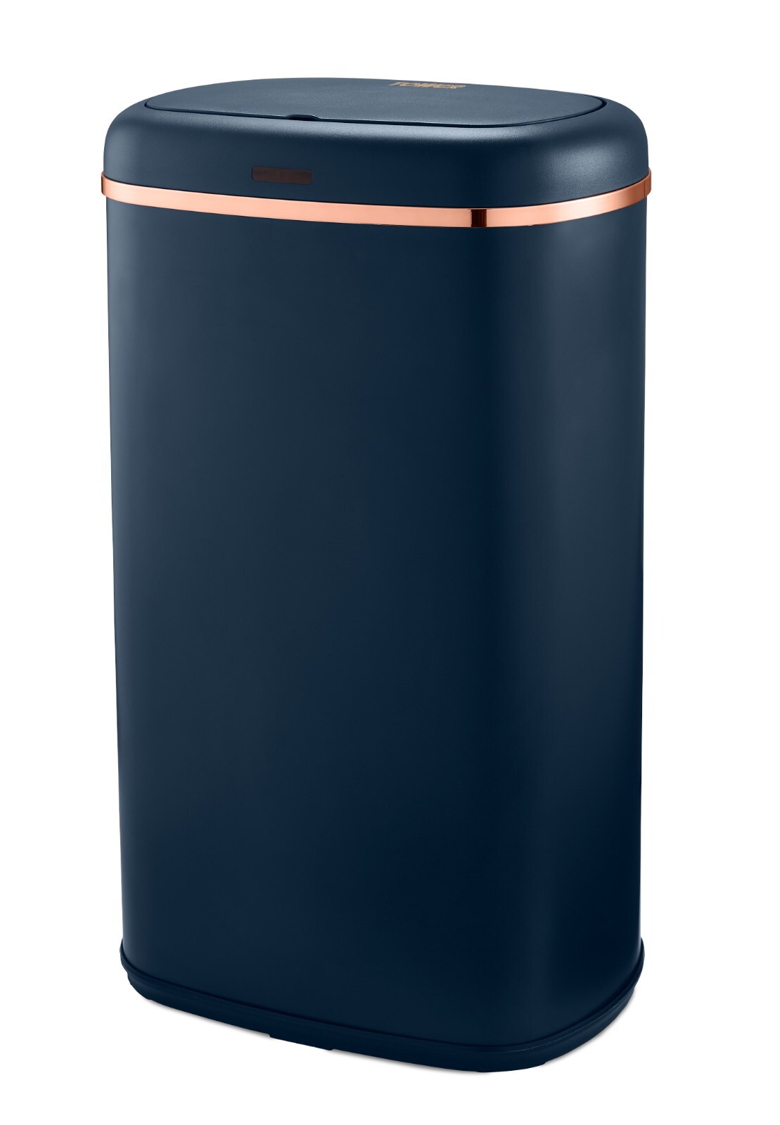 Tower Cavaletto 58L Sensor Bin Midnight Blue/Rose Gold Household Bin ...