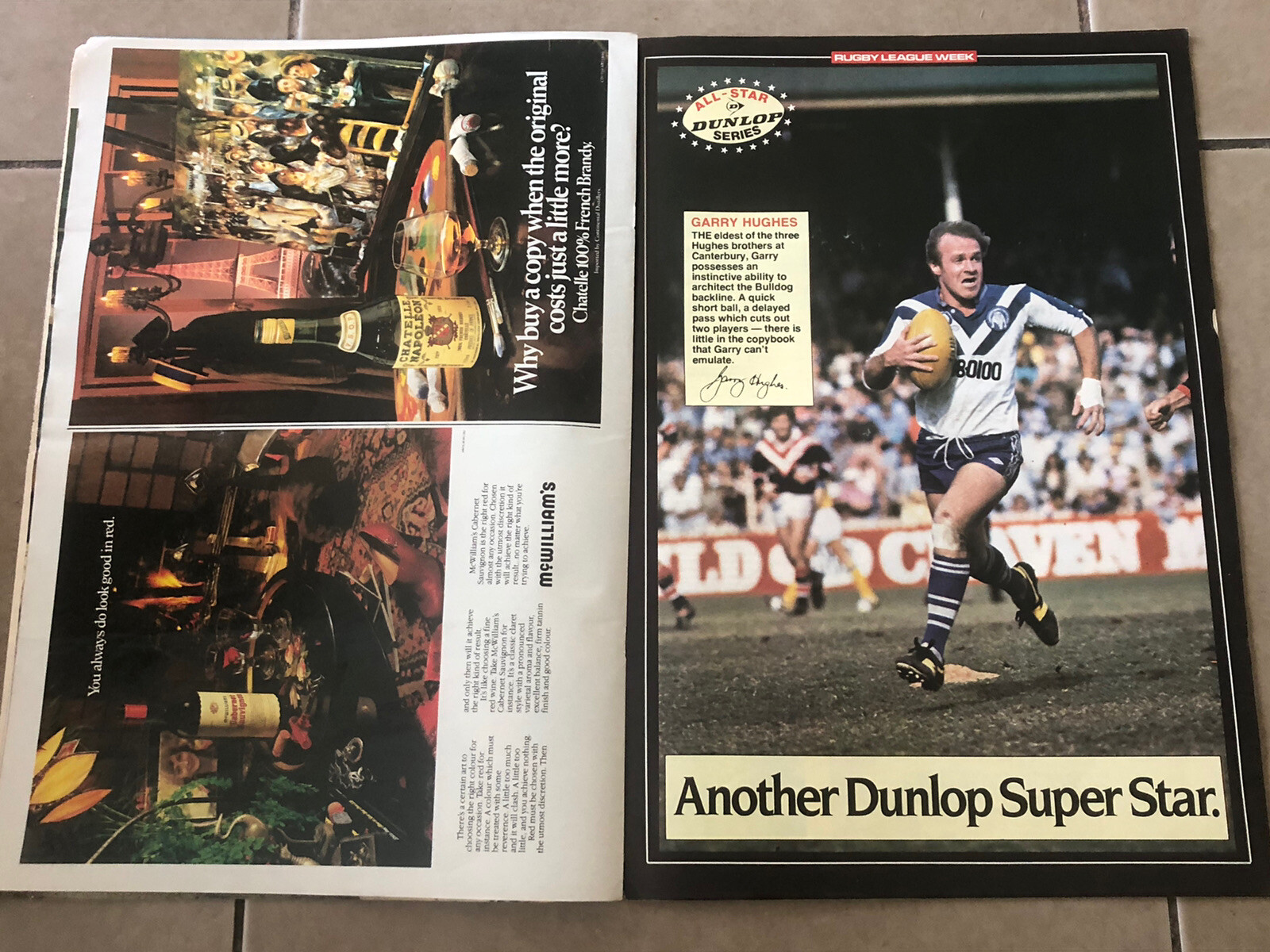 RUGBY LEAGUE WEEK MAGAZINE 11th June 1981 Mick Cronin Vol 12 No 17 ...