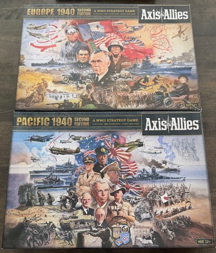 Axis & Allies Pacific & Europe 1940 Second Edition WWII Strategy (2 ...