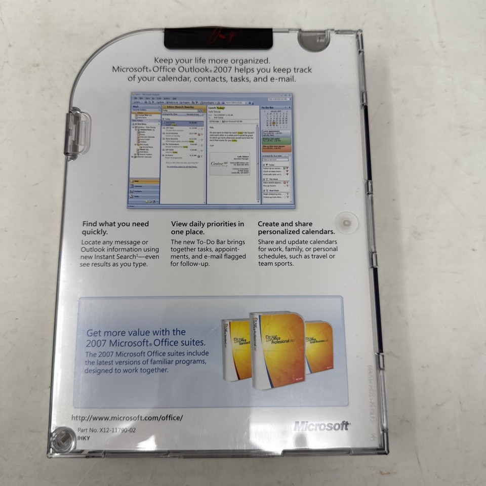 Microsoft Office Outlook 2007 Software with Product Key Genuine | eBay