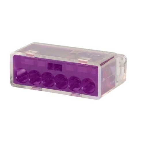 Purple 6 Port Push-In Wire Connector (50-Pack) | eBay
