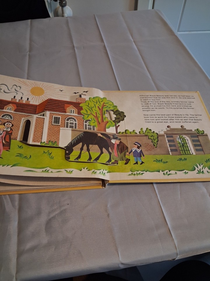 Vintage Brown Watson Black Beauty Pop Up Book 1975 | eBay UK