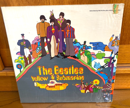 The Beatles Yellow Submarine vinyl record First Press Apple SW 153 VG++ ...