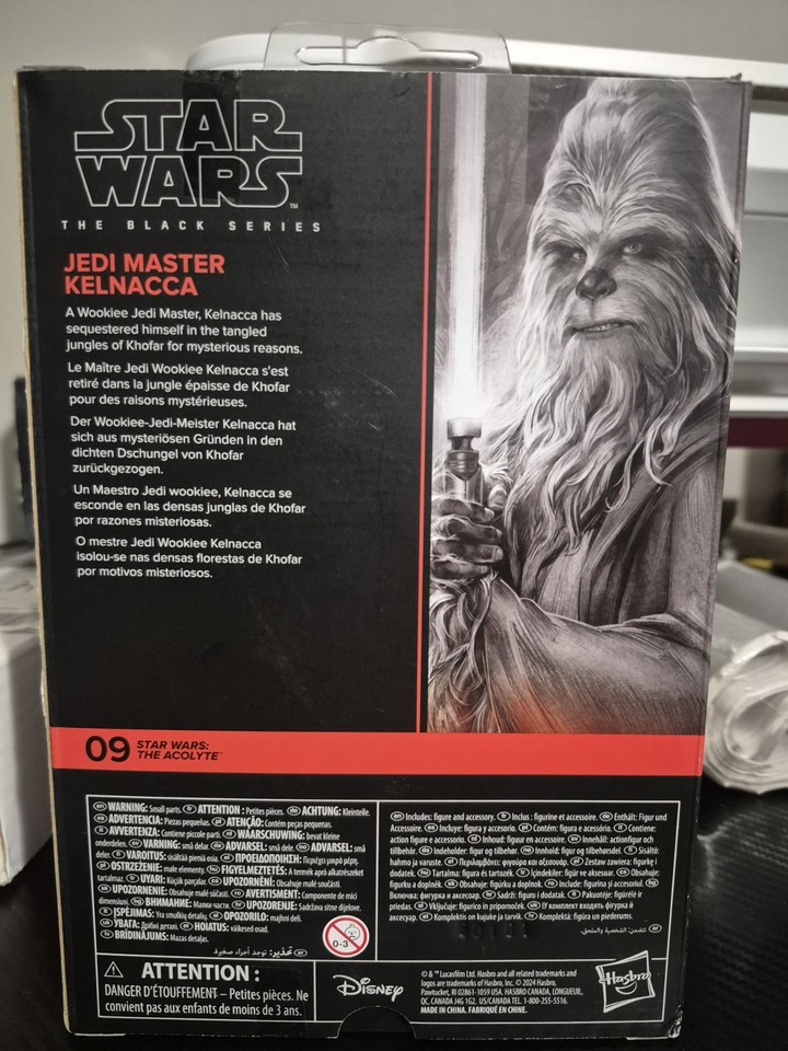 Star Wars Black Series Jedi Master Kelnacca The Acolyte 6" Figure NIB ...