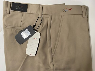 Greg Norman Classic Pro Fit Beige Golf Pants Mens Size 34Wx30L Style ...