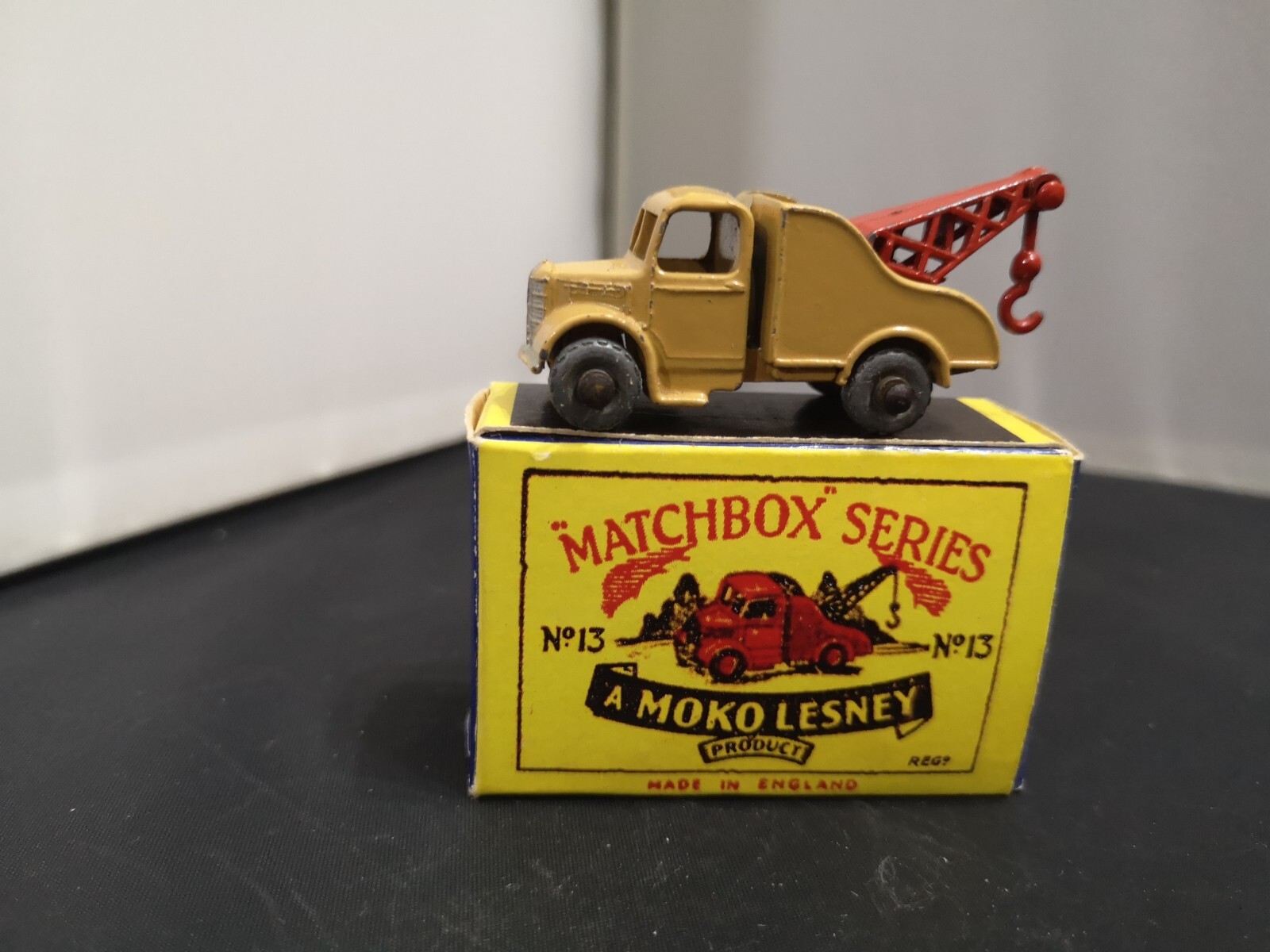 W406-MATCHBOX LESNEY No13A BEDFORD WRECK TRUCK WITH REPRODUCTION BOX | eBay
