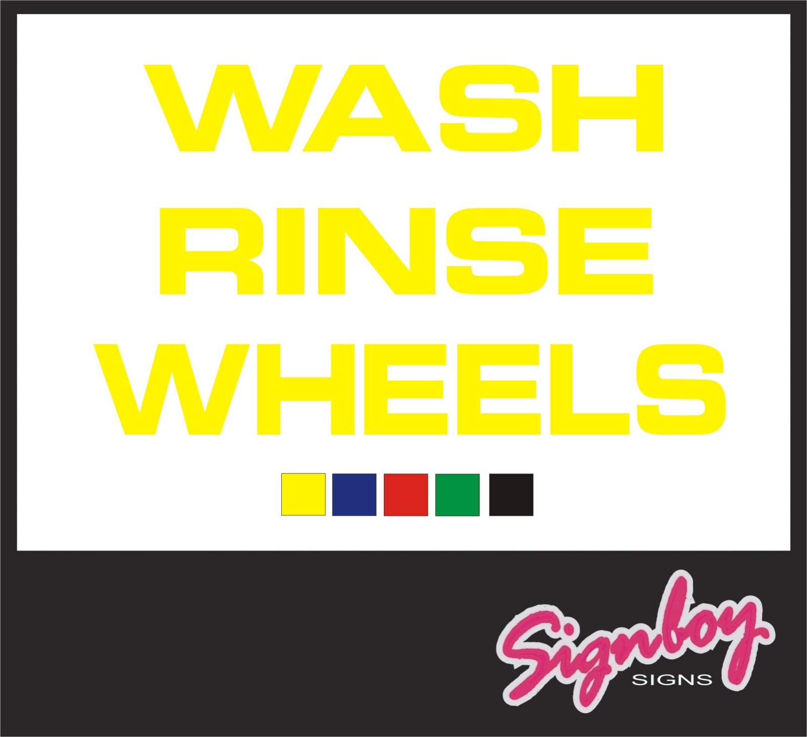 CAR Detailing - Wash, Rinse, Wheels - Bucket Stickers | Cleaning | Wax ...