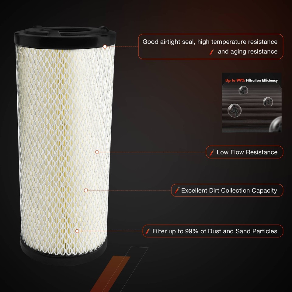 Air Filter 3607884M92 for Massey Ferguson 1233 1526 1528 1529 1531 1532 ...