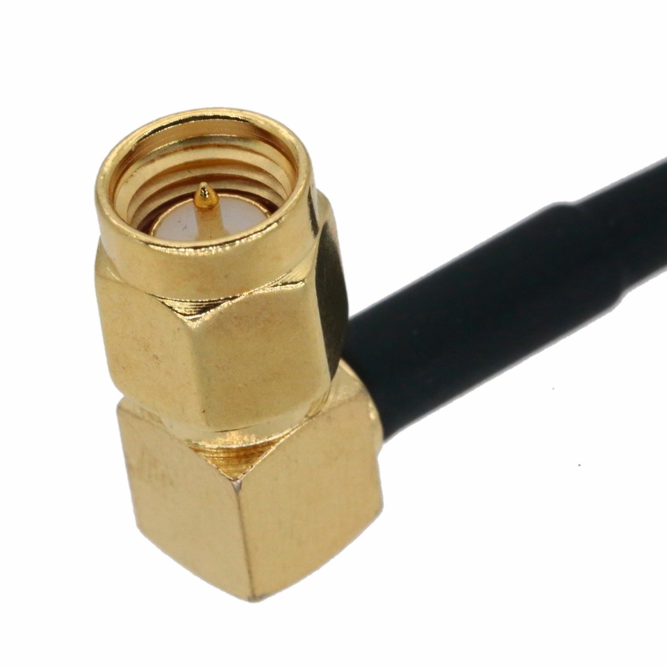 10-32 Microdot RA to SMA 90° RG178 Cable 6"~10M for TOFD NDT GE ...