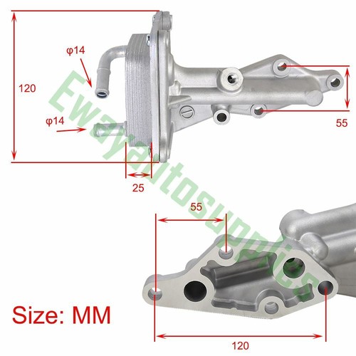 21300-JA06A Engine Oil Cooler for Nissan Altima 2.5L 2007-2013 Sentra ...