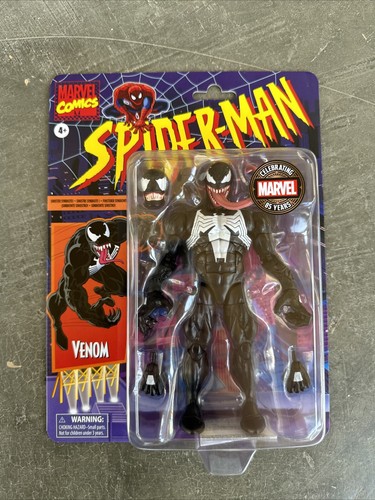 Marvel Legends 85th Anniversary Retro Venom Action Figure Spider-Man US ...
