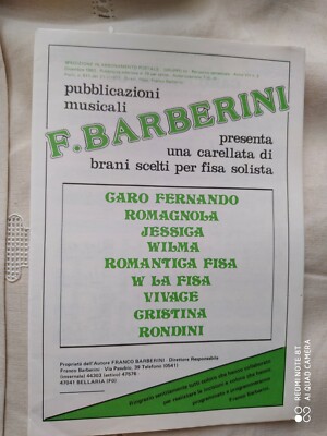 FRANCO BARBERINI "CARRELLATA DI BRANI SCELTI PER FISA SOLISTA" - 9 ...