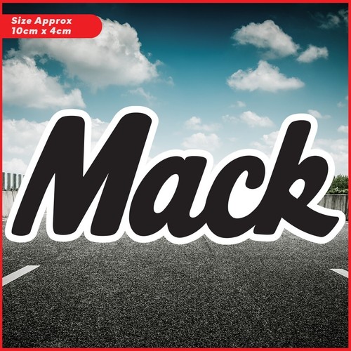 Mack Truck Logo Sticker Decal For Car 4x4 Aussie Man Cave 4wd Laptop ...