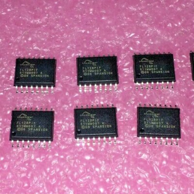 (19 PIECE LOT) S25FL128P0XMFI00, SPANSION, IC FLASH 128M SPI 104MHZ ...