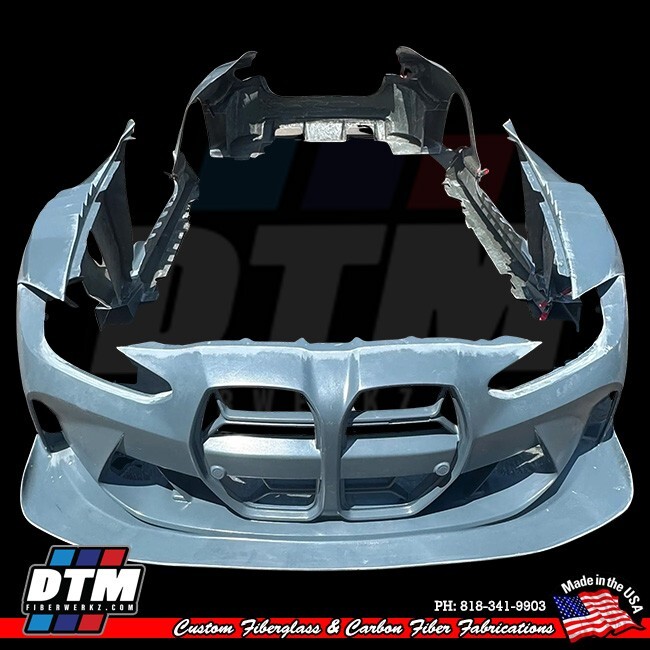BMW G82 M4 GTR Race Style Wide Body Kit Fits 2020-2025 FRP Widebody ...