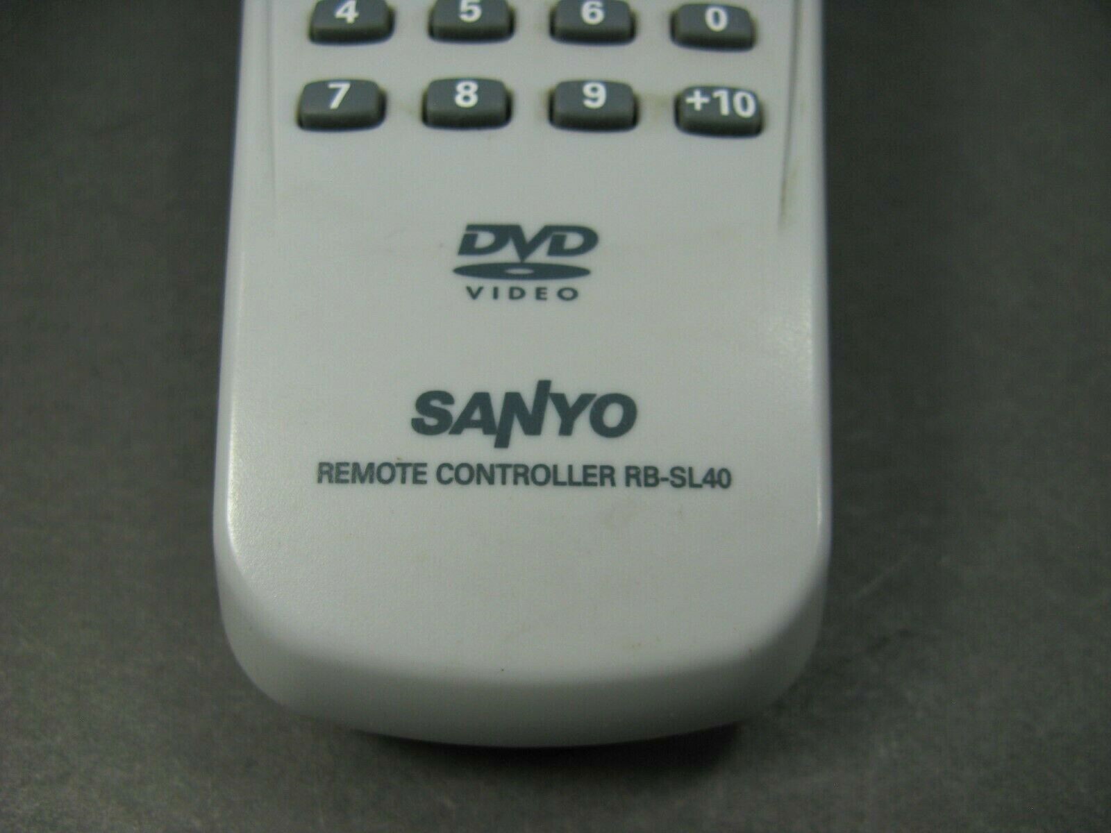 Genuine Sanyo DVD Video Remote Control RB-SL40 | eBay