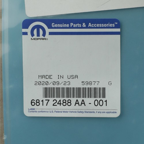 12-21 GRAND CHEROKEE REAR FLARE ANTI CHIP FILM RIGHT SIDE OEM MOPAR ...