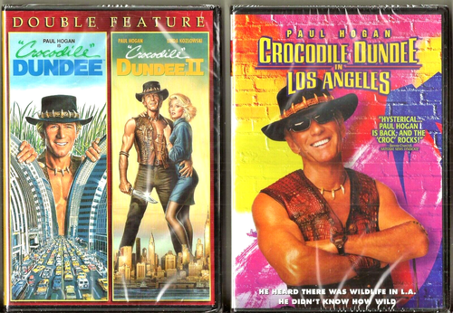 Crocodile Dundee DVD Three Movie Collection Paul Hogan 3-Films Factory ...