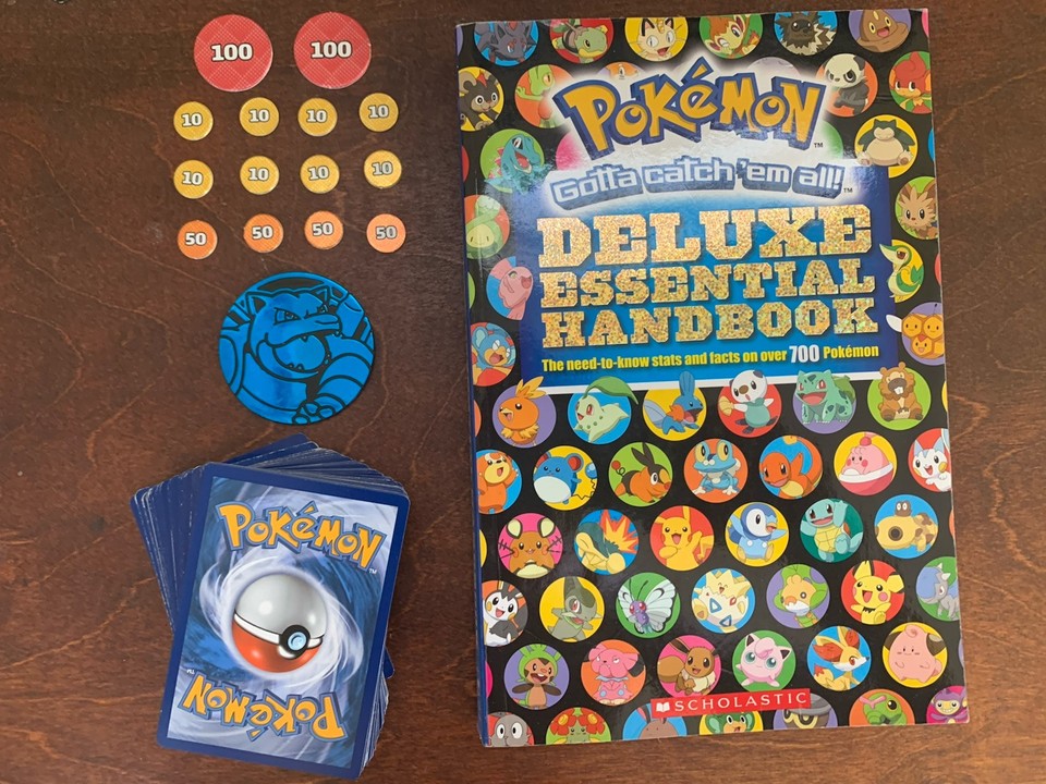 Pokémon Kit: Deluxe Character Handbook, 14 Counters, Licensed Coin, 62 ...