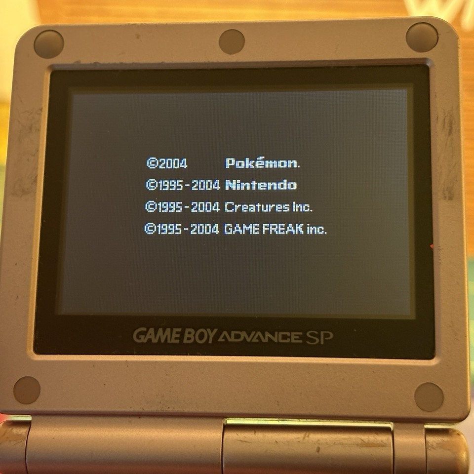 Pokemon FireRed BUNDLE Version GBA Game Boy Advance 2004 Authentic Case ...