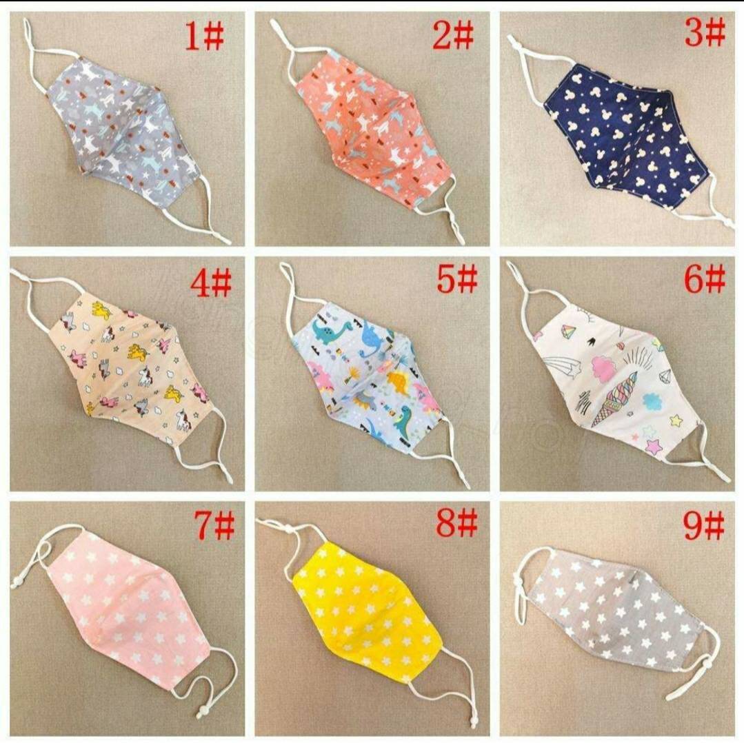 Kid Masks Cotton 2 Layer Machine Washable kids mask multi pack child ...