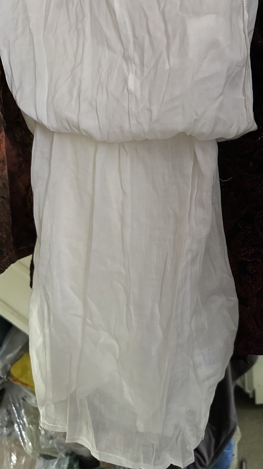 Izabel London Vintage Medium Lined Embroidered Off-White Blouse Good Condition | eBay UK