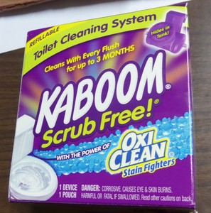 Kaboom Scrub Free! Continuous Toilet Bowl Cleaner System with Refills ...