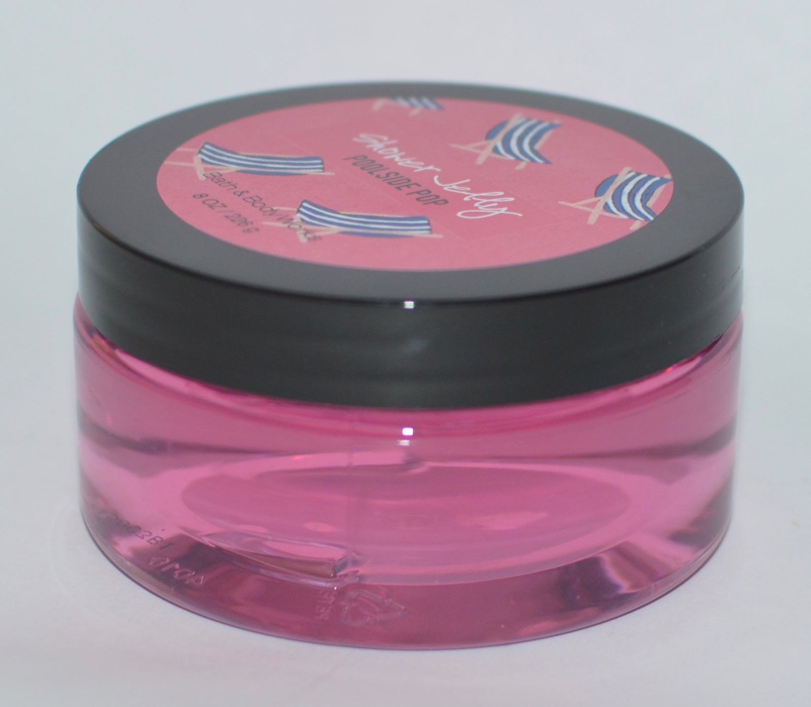 NEW BATH & BODY WORKS POOLSIDE POP SHOWER JELLY TUB GEL WASH 8 OZ LARGE ...