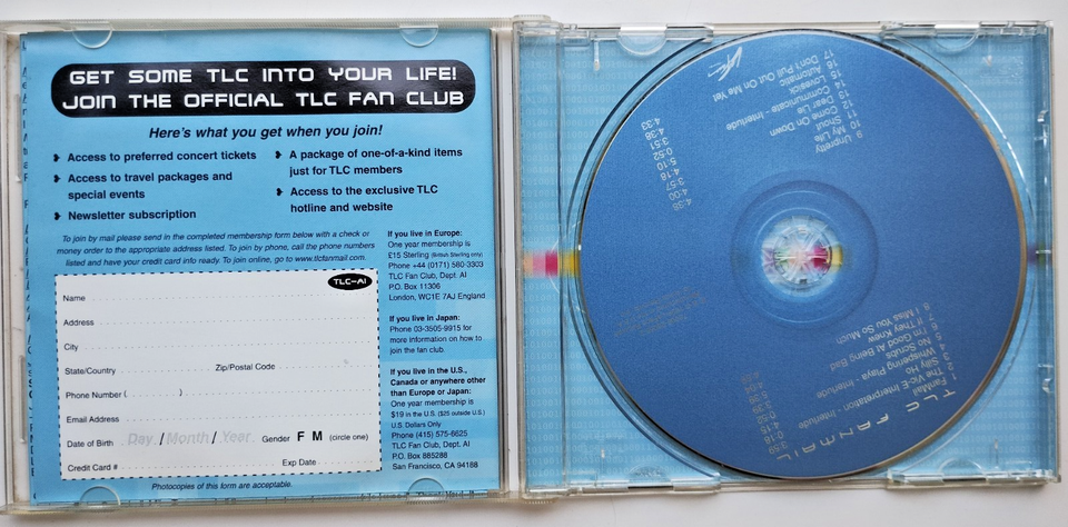 TLC – 2CD + VHS Set: CrazySexyCool Japan BVCA-663 / FanMail Ltd Ed ...