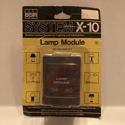 BSR X-10 Remote Control Lamp Modules LM501/511 2 Prong 300W Max Brown ...