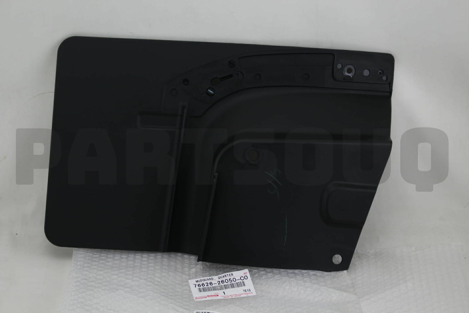 7662626050C0 Genuine Toyota MUDGUARD, QUARTER PANEL, REAR LH 76626 ...