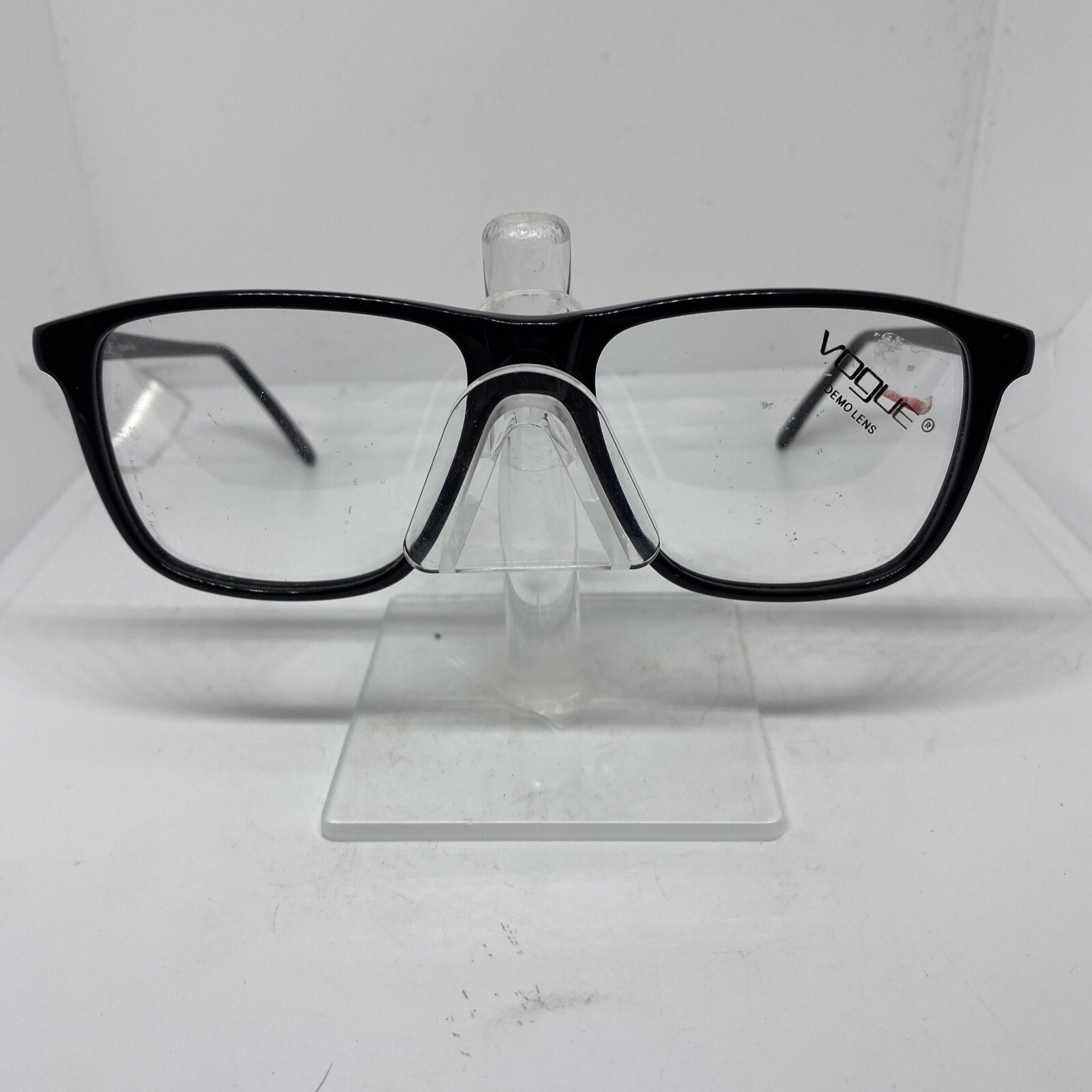 VOGUE Ives W44 Eyeglasses Frames Unisex 54-18 Square Black Plastic Demo ...