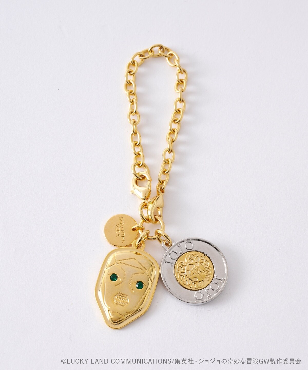 Jojo's Bizarre Adventure Golden Wind 2WAY Keychain Bag Charm Samantha ...