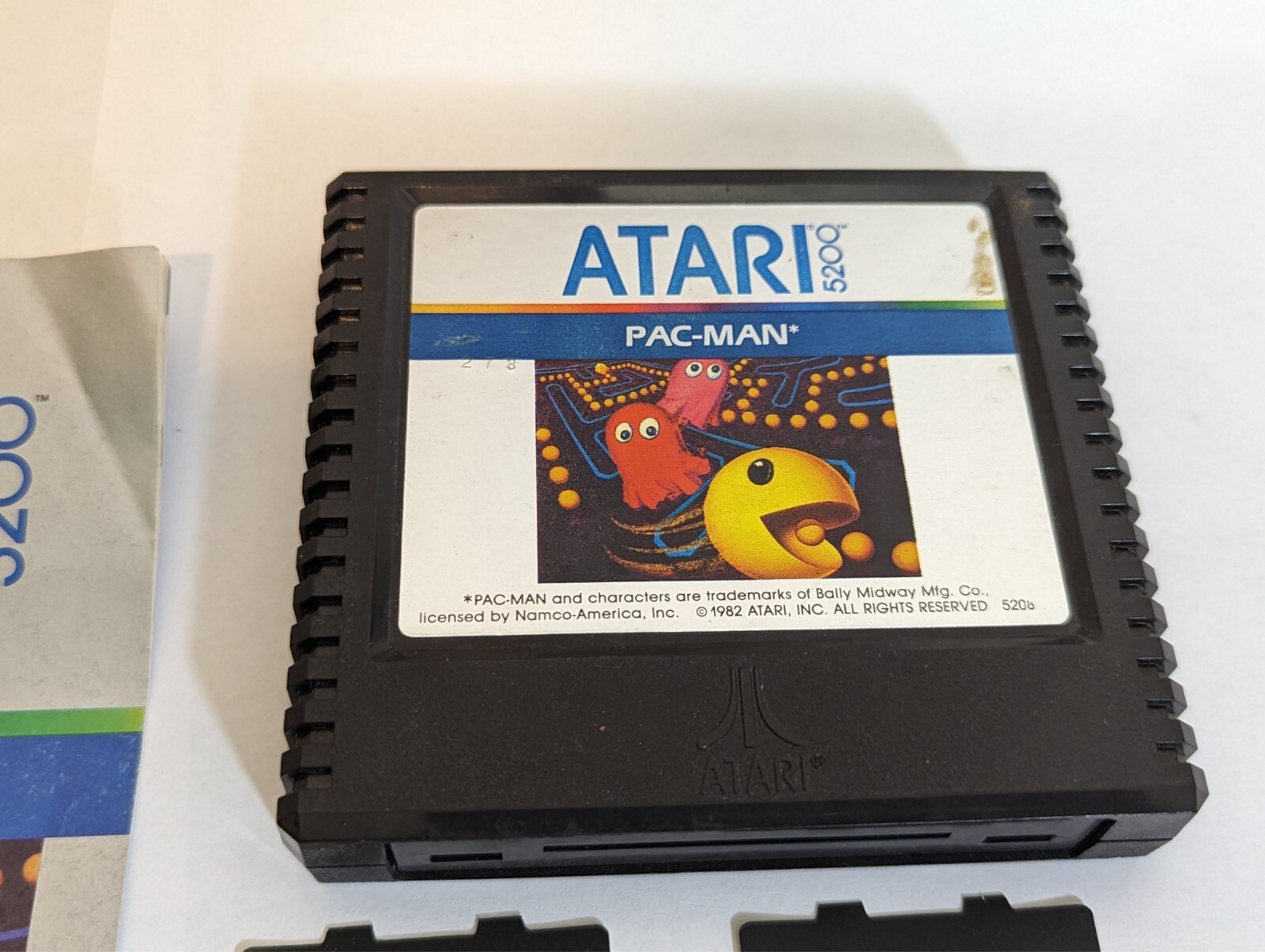Pac-Man (Atari 5200) Cartridge w Manuals & Overlays Tested Working VTG ...