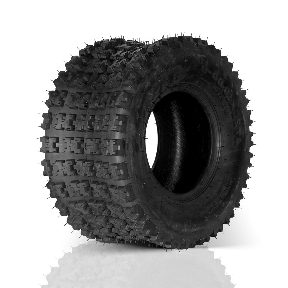 Set of 4 Sport ATV UTV Knobby Tires 21x7-10 Front 20x10-9 Rear 4 Ply ...