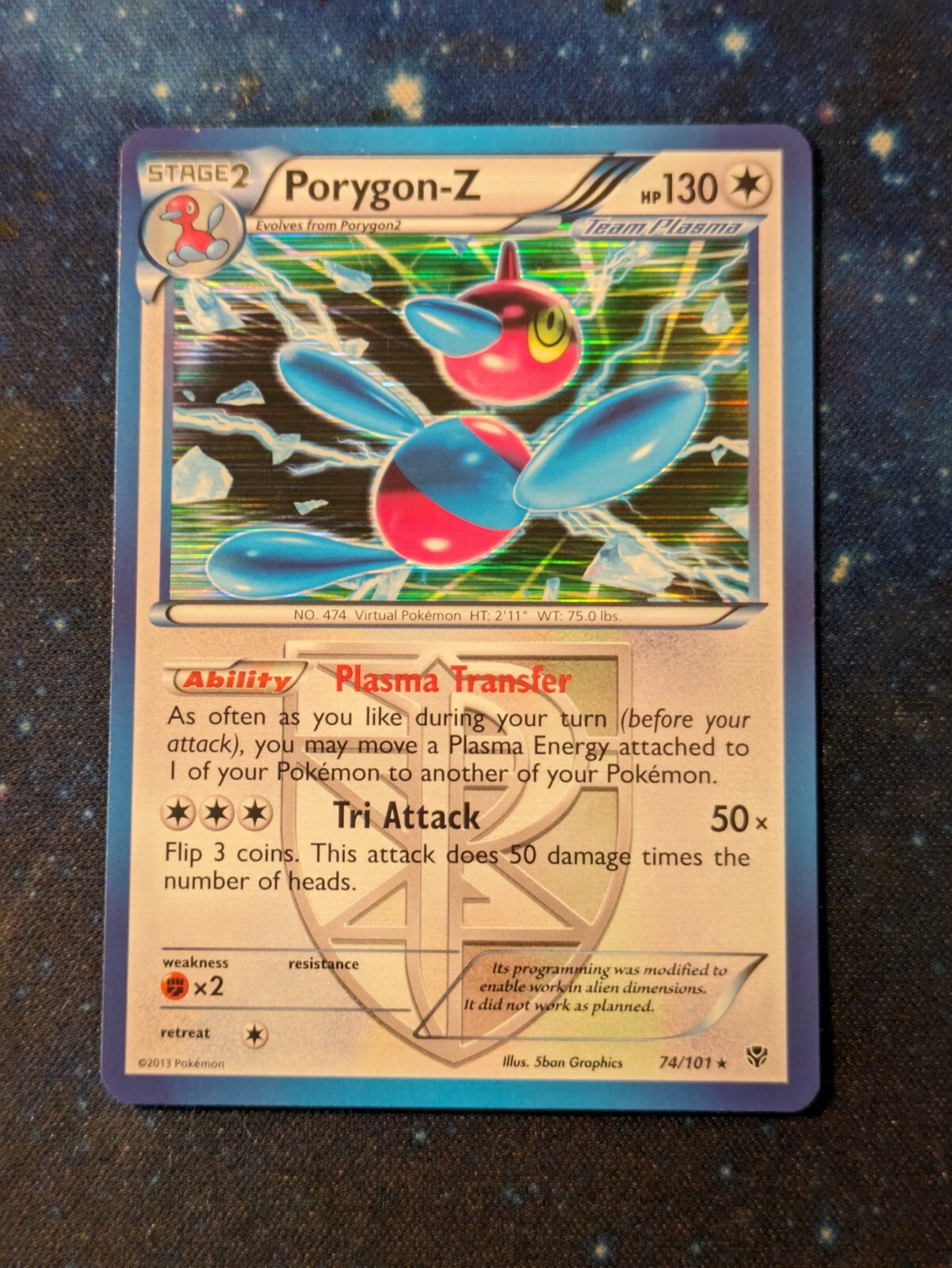 Porygon-Z 74/101 - Plasma Blast Holo Rare - Pokemon TCG (NM) | eBay