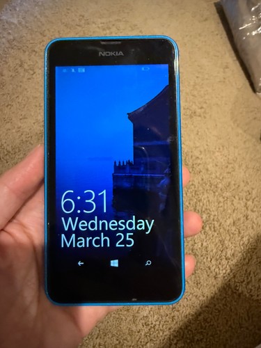 Nokia Lumia 635 / Blue ( Cricket ) Microsoft Windows Smartphone Great ...
