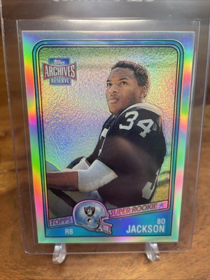 2001 Topps Archives Reserve Bo Jackson #10 Refractor NM-MT | eBay