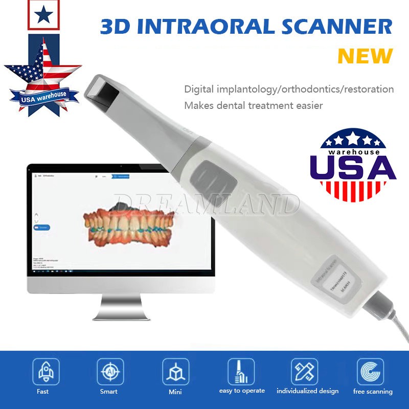 Dental Intraoral Scanner for CAD/CAM Dentistry Camera Scanner W ...