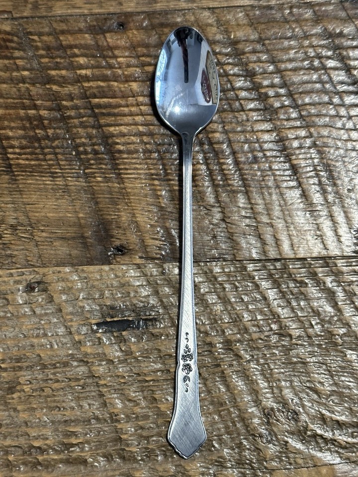 8 Oneida ASHMORE Stainless Iced Tea Spoons Flatware | eBay