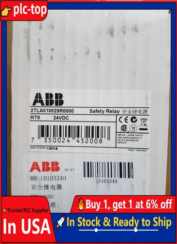 NEW ABB 2TLA010029R0000 Safety Relay RT9 24VDC | eBay