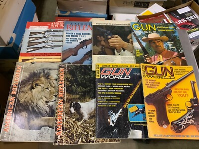 Lot of 20 Vintage Magazines Gun World, Guns, American Rifleman Gun ...
